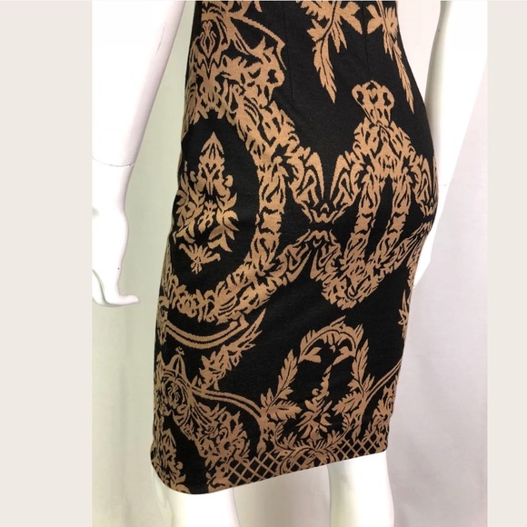 Cache | Dresses | Cache Brocade Stretch Bodycon Vintage Sheath Dress ...